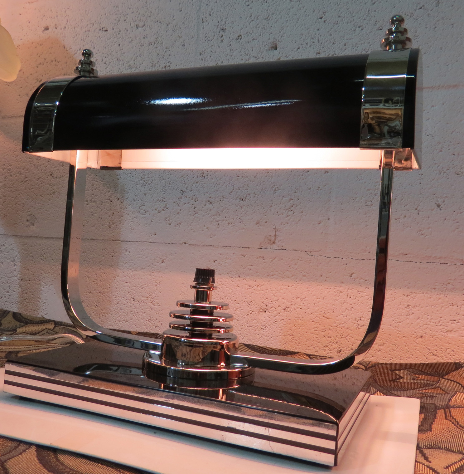 Very Streamline American Art Deco Markel Desk Lamp | Modernism