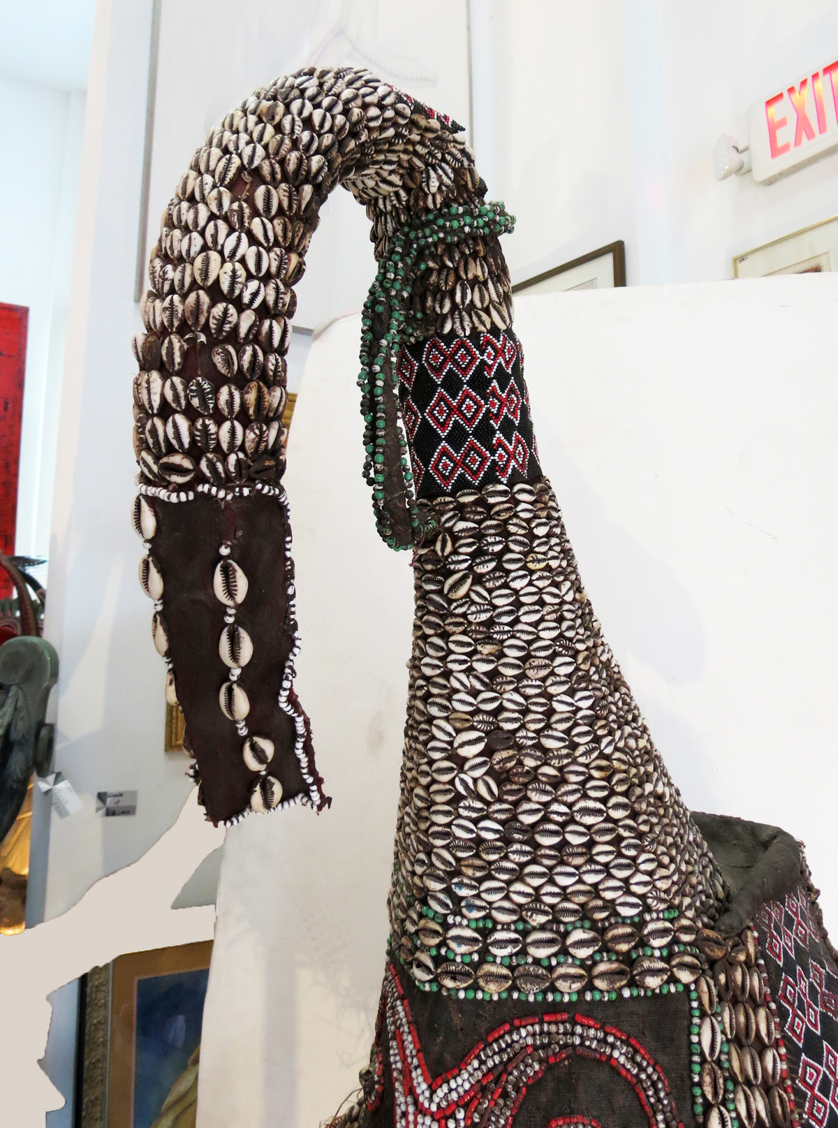 Antique African Congo Mask Kuba Tribe 40 in | Modernism