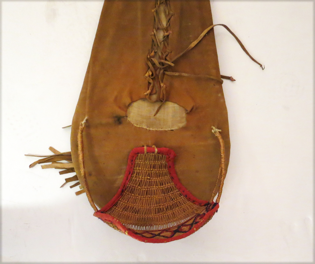 Antique Native American Papoose Cradle Board | Modernism