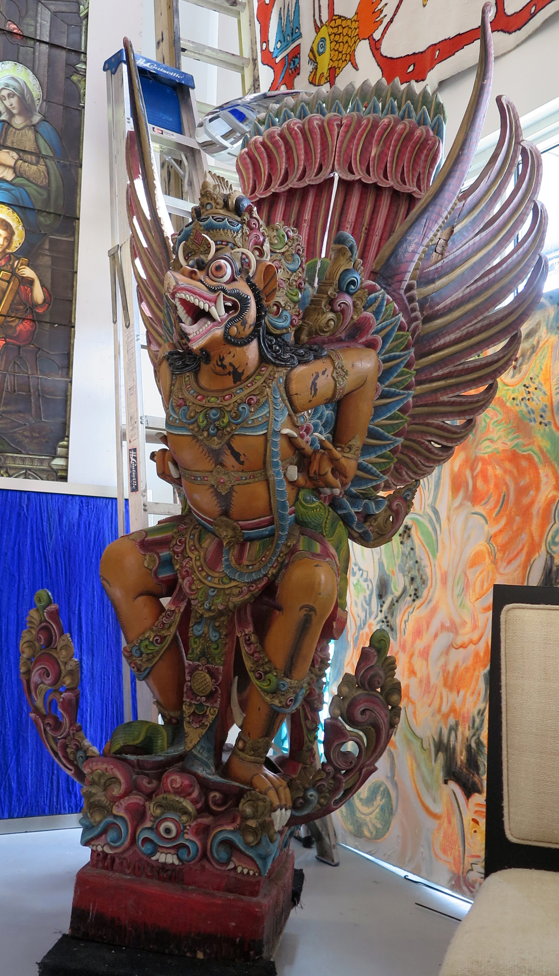 Amazing Carved Wooden Garuda | Modernism