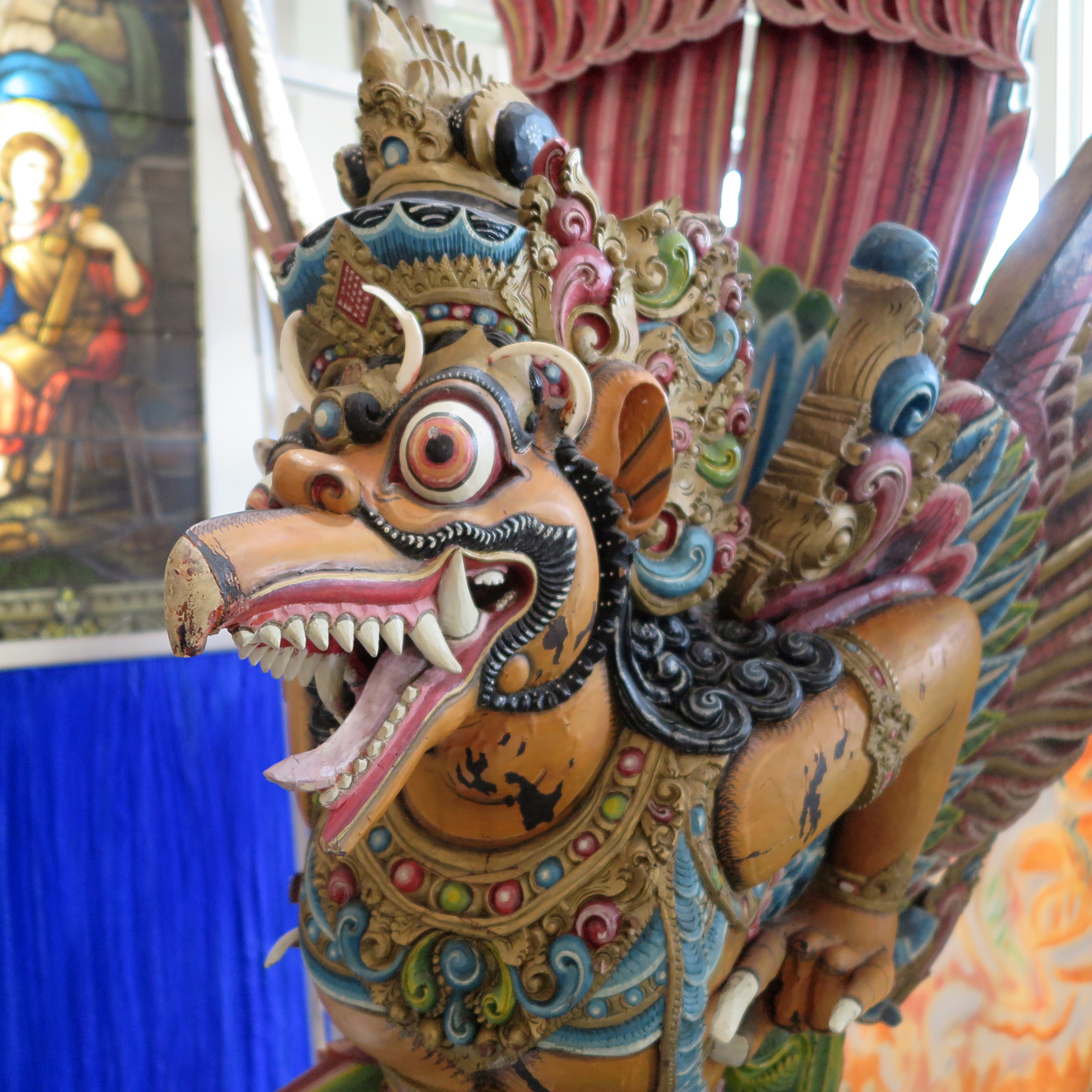 Amazing Carved Wooden Garuda | Modernism