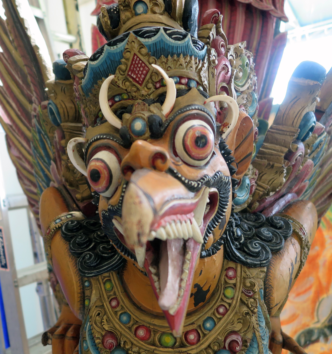Amazing Carved Wooden Garuda | Modernism