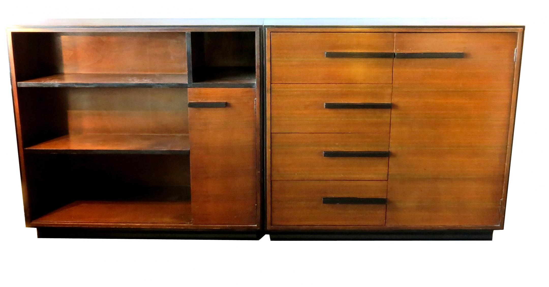 Gilbert Rohde American Art Deco Chest Bookcase For Kroehler | Modernism