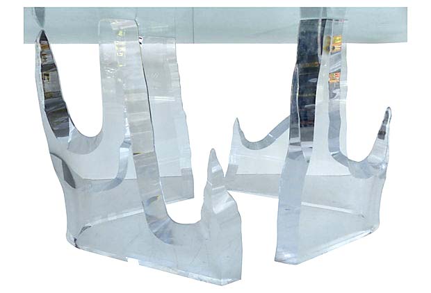 Lucite Iceberg Dining Table by Lion in Frost | Modernism