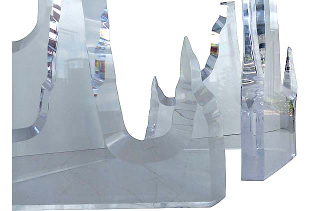 Lucite Iceberg Dining Table by Lion in Frost | Modernism