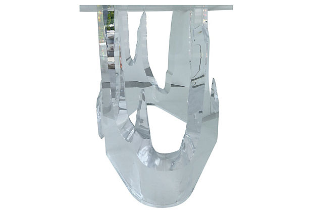 Lucite Iceberg Dining Table by Lion in Frost | Modernism