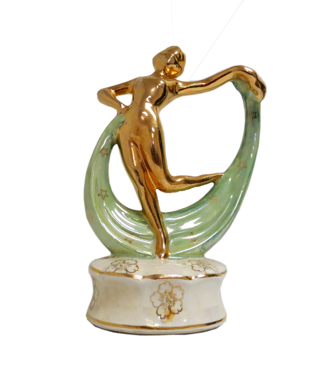 American Art Deco Keystone China Isidora Duncan Dancer | Modernism