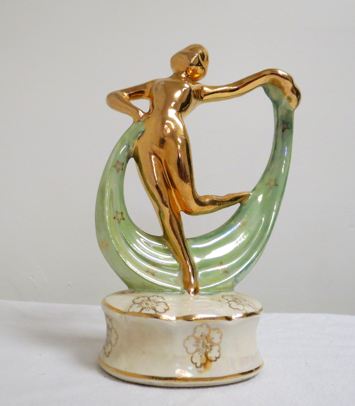 American Art Deco Keystone China Isidora Duncan Dancer | Modernism
