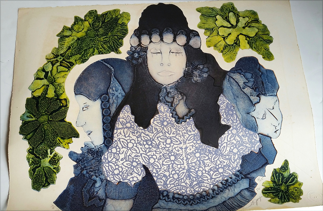 Loren G. Janzen Lithograph - Too Many -1972 | Modernism