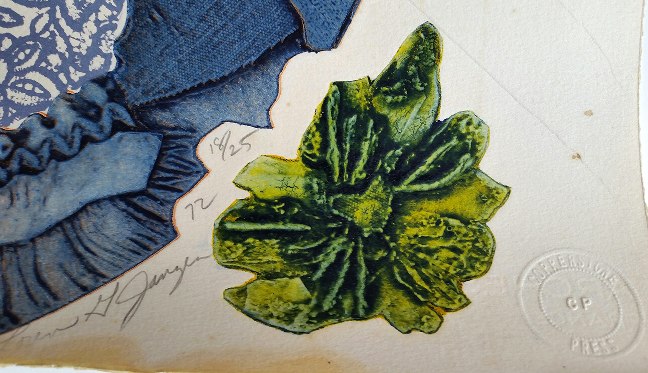 Loren G. Janzen Lithograph - Too Many -1972 | Modernism