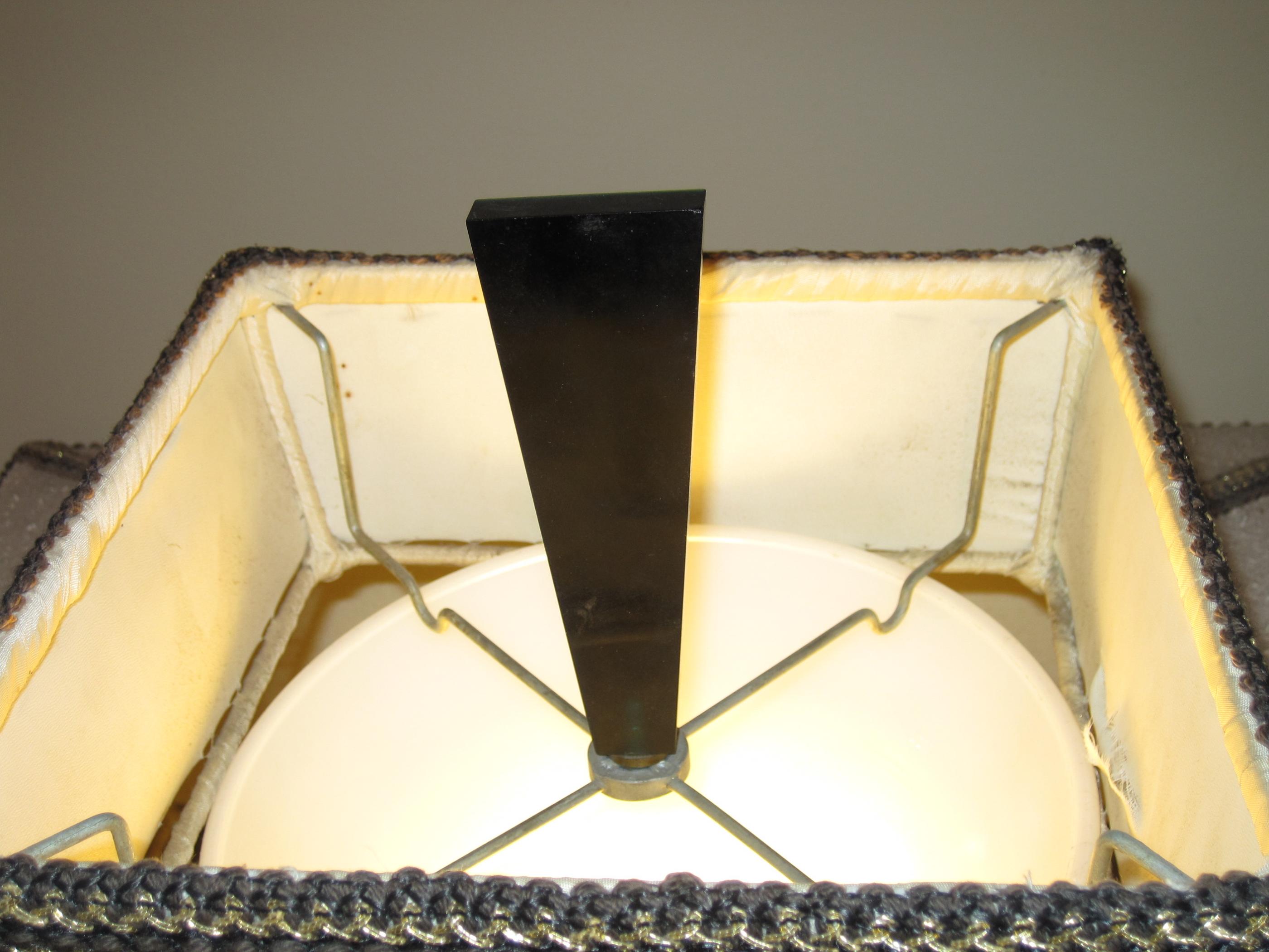 Mid Century Modern MCM Moss Lucite Floor Lamp | Modernism