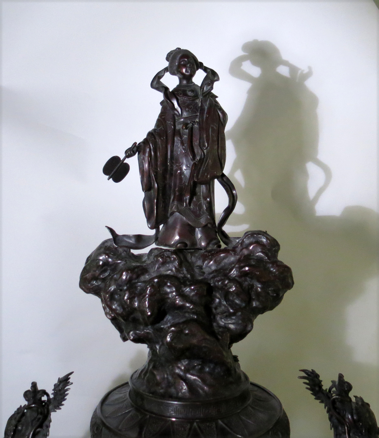 19th Century Huge Massive Bronze Incense Burner | Modernism