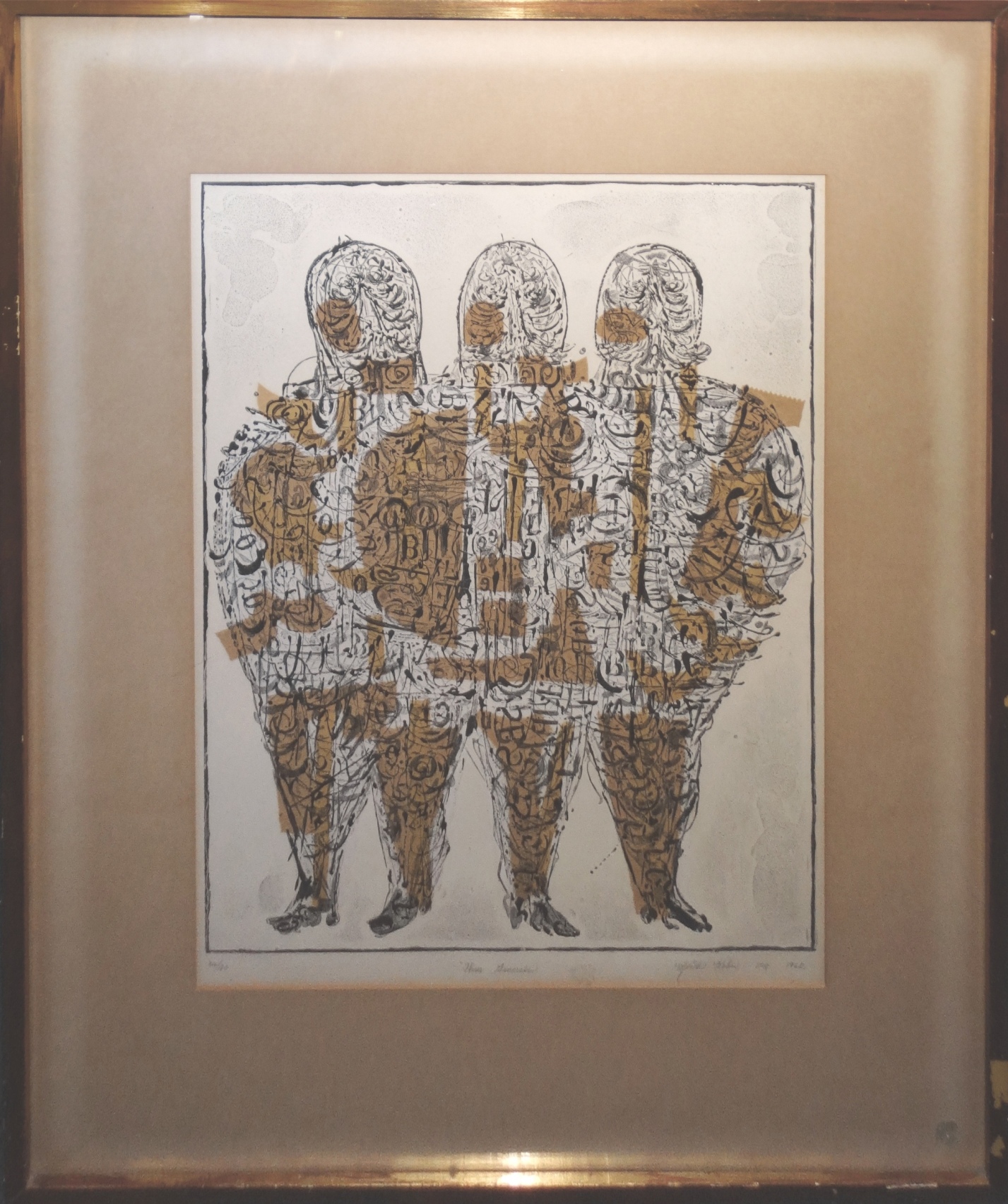 Misch Kohn -Three Generals- 30-40 1962 | Modernism