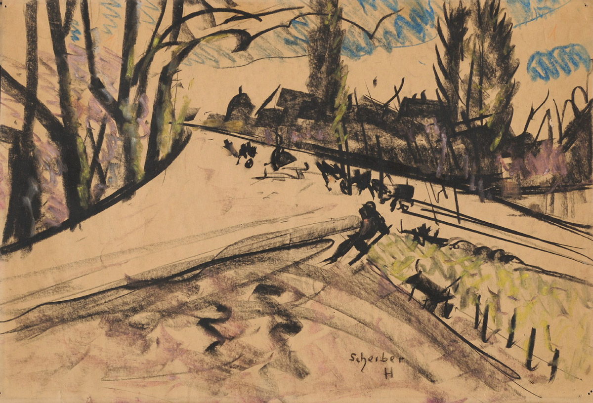 Park Detail- By Hugo Scheiber Hungarian Art Deco | Modernism