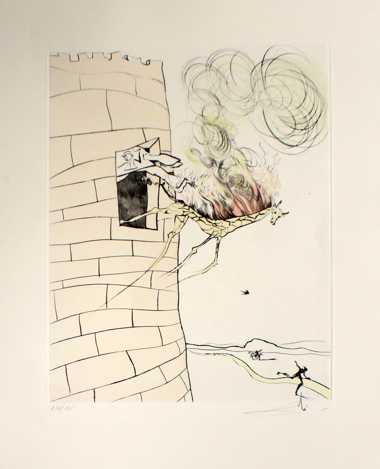 After 50 Years of Surrealism Etching by Salvador Dali | Modernism