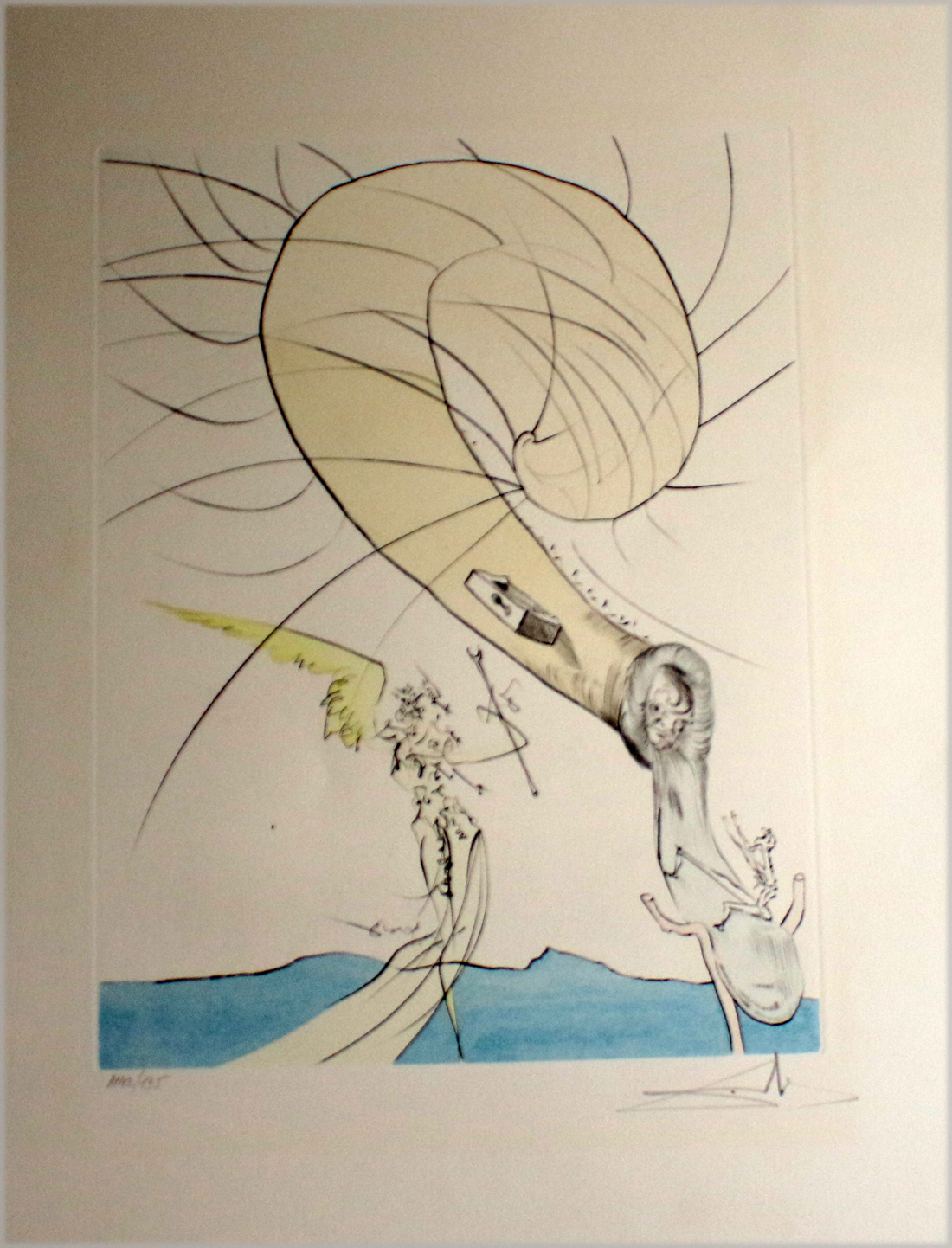 After 50 years of Surrealism Etching by Salvador Dali | Modernism