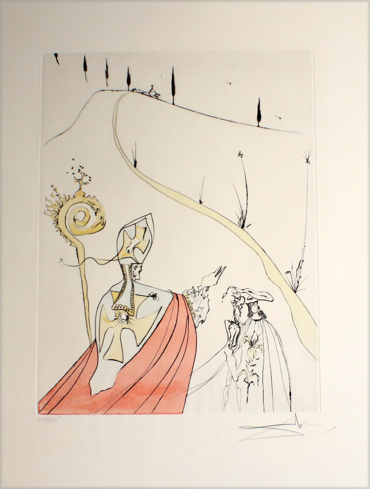 After 50 years of Surrealism Etching by Salvador Dali | Modernism
