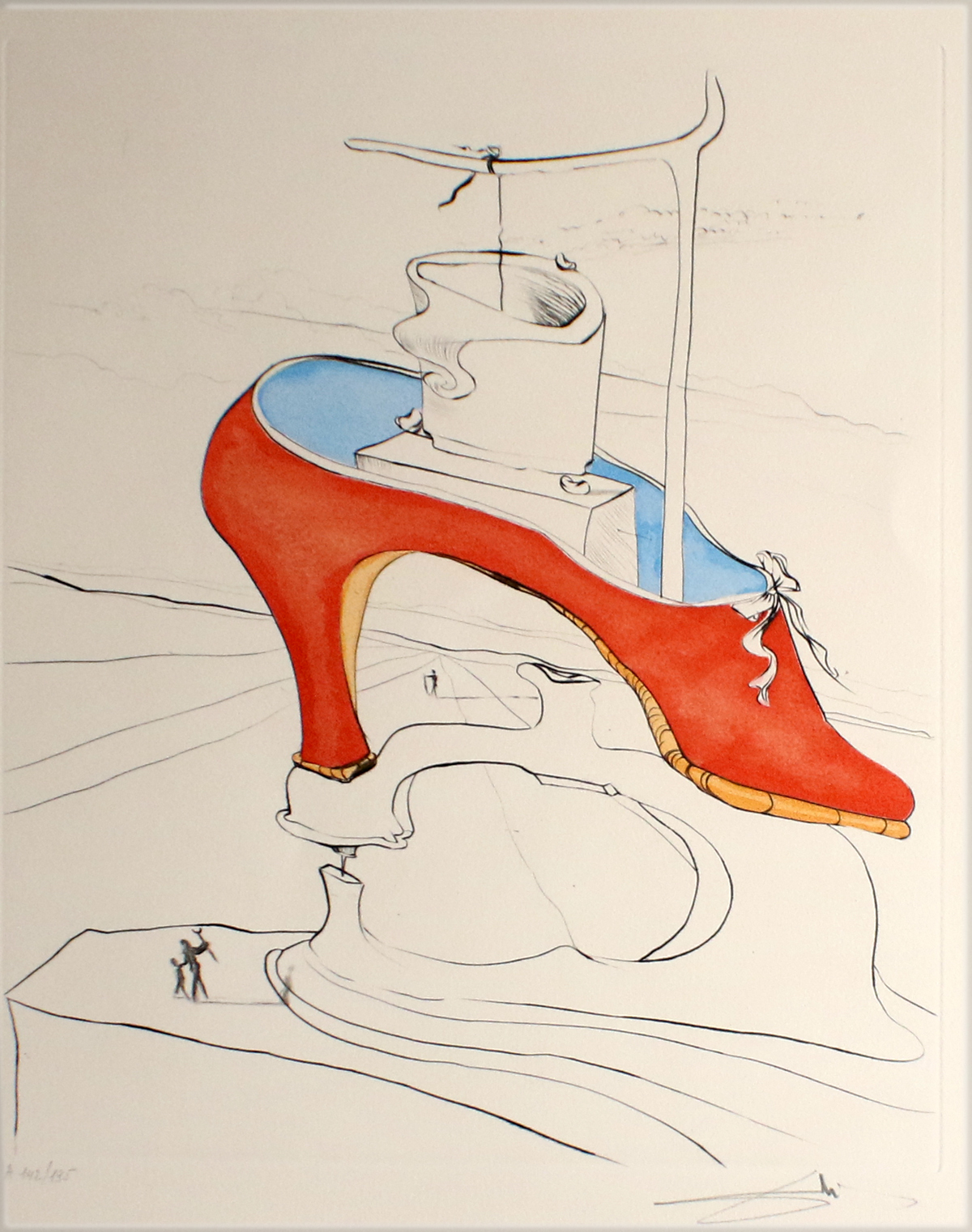 After 50 years of Surrealism Etching by Salvador Dali | Modernism