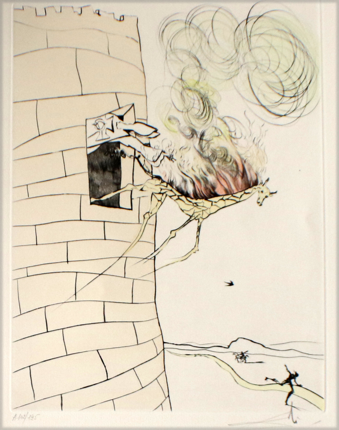 After 50 Years of Surrealism Etching by Salvador Dali | Modernism
