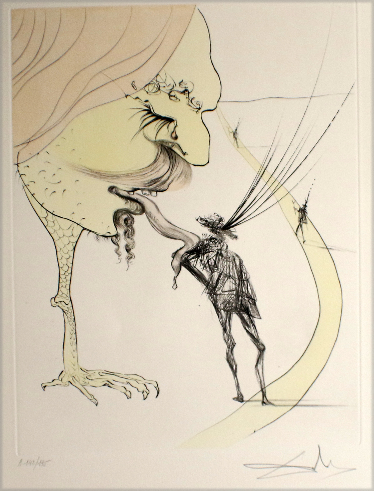 After 50 years of Surrealism Etching by Salvador Dali | Modernism