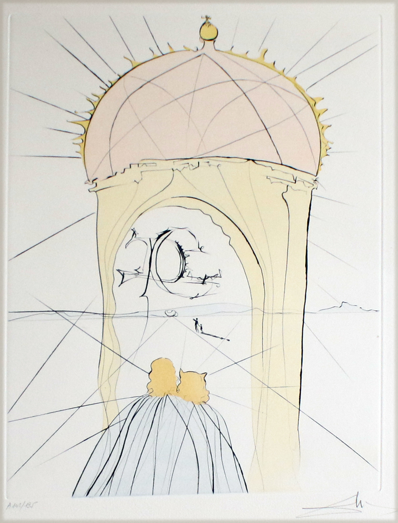 After 50 years of Surrealism Etching by Salvador Dali | Modernism