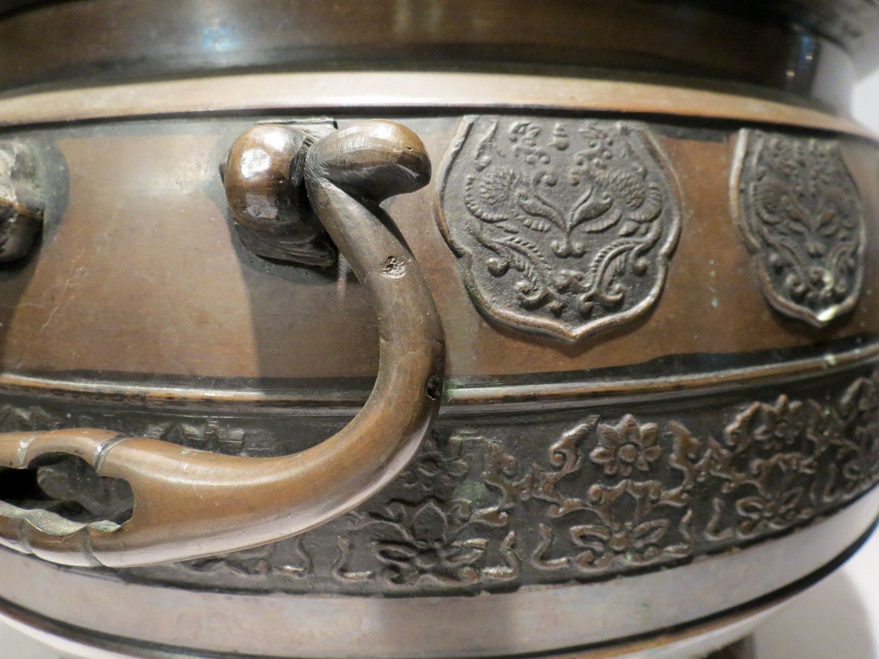 Chinese Bronze Footed Brazier or Censer | Modernism
