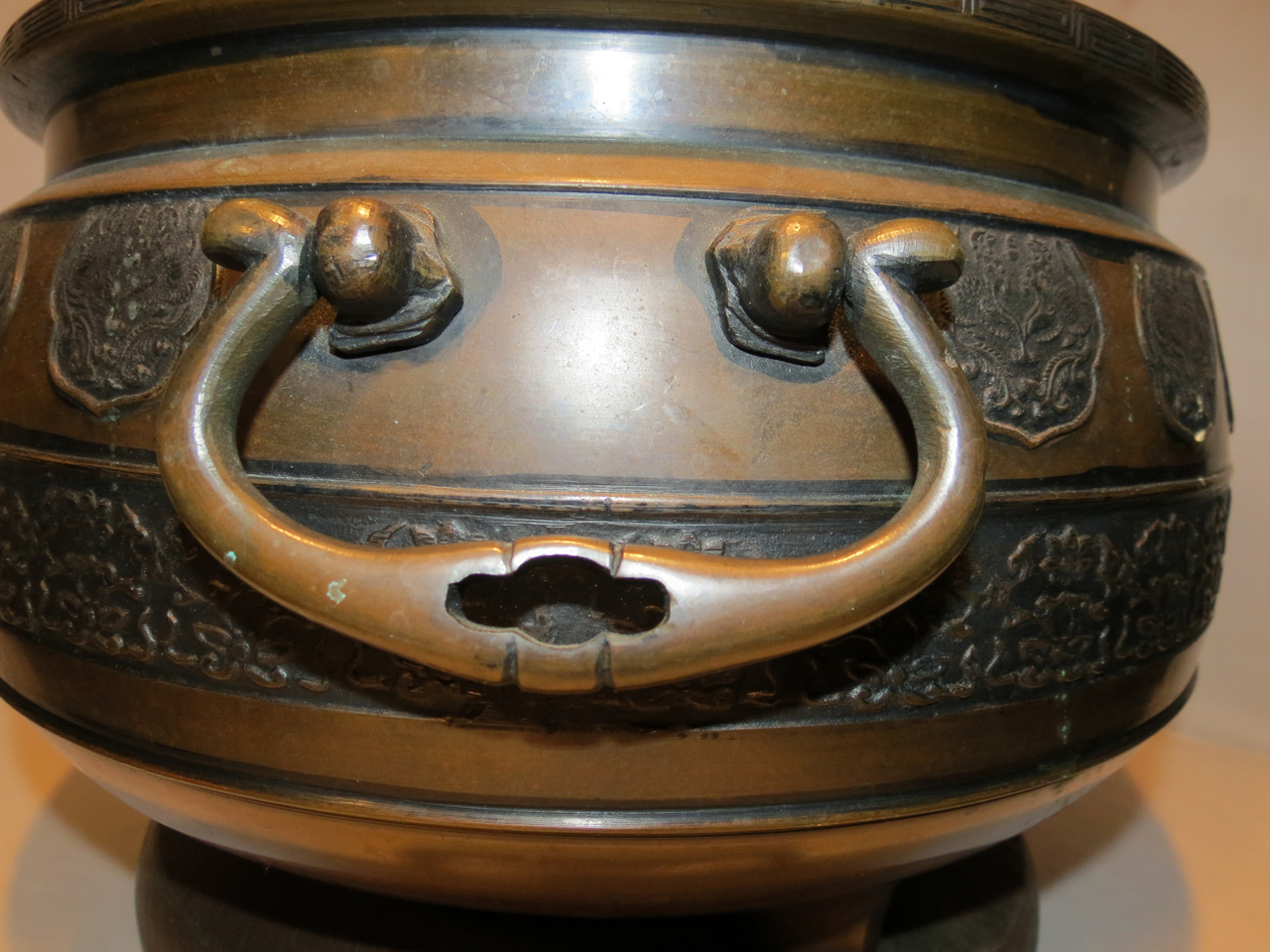 Chinese Bronze Footed Brazier or Censer | Modernism