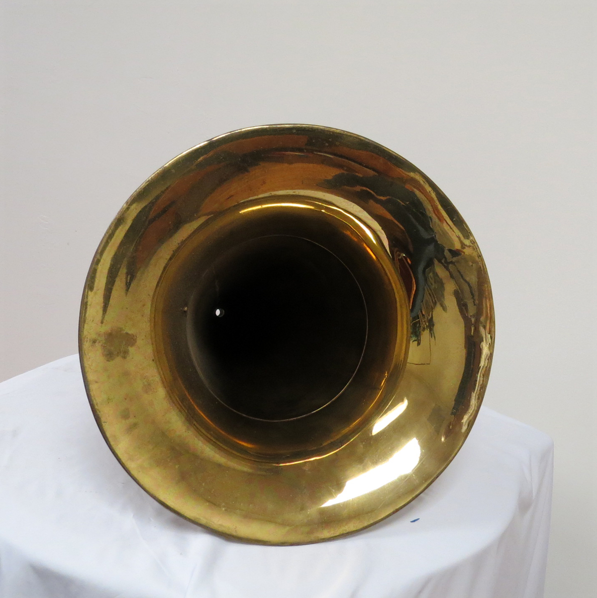Antique Brass Phonograph Horn | Modernism