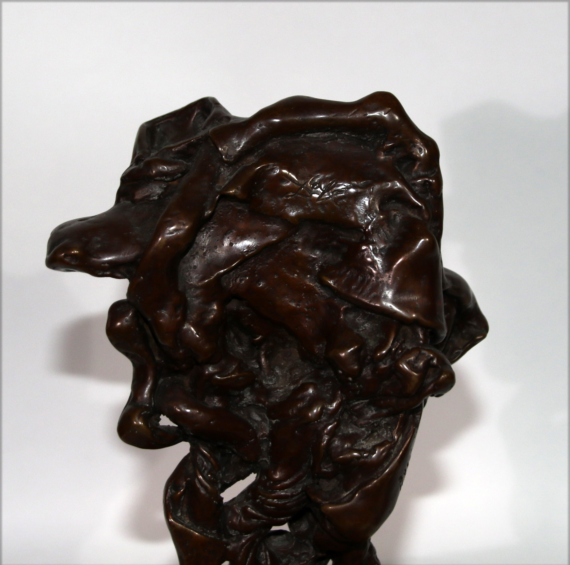 Faun, Man-Head-Horns Sculpture by Dali | Modernism