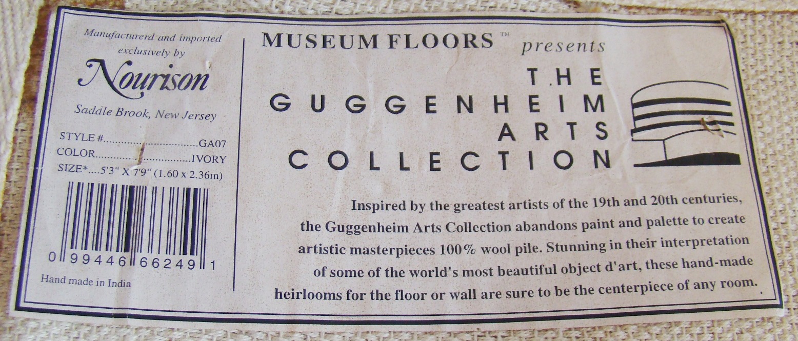 Kandinsky Rug Hand Knotted For The Guggenheim Museum | Modernism