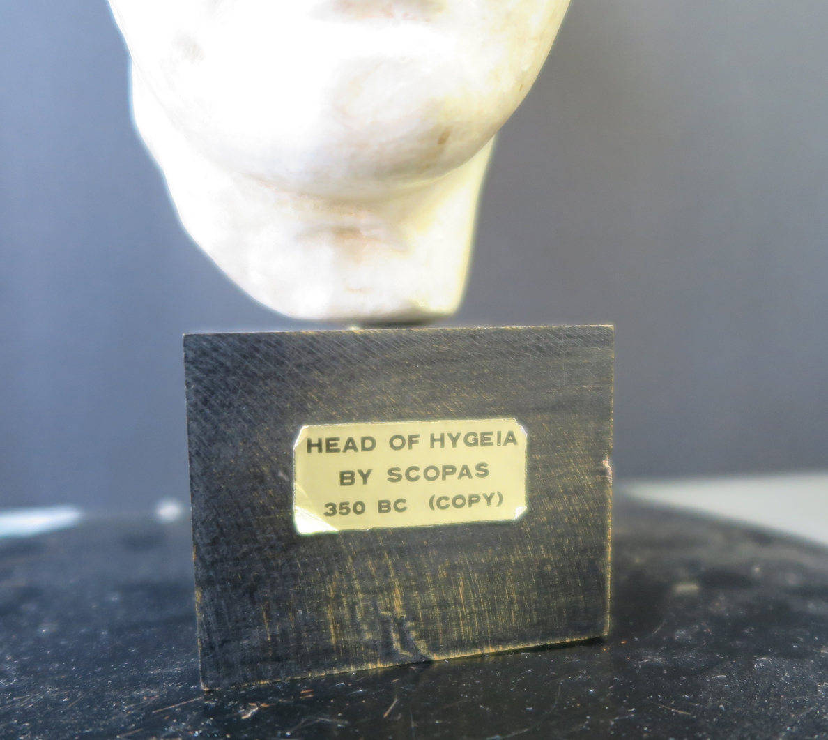 Head of goddess Hygeia by Scopas | Modernism