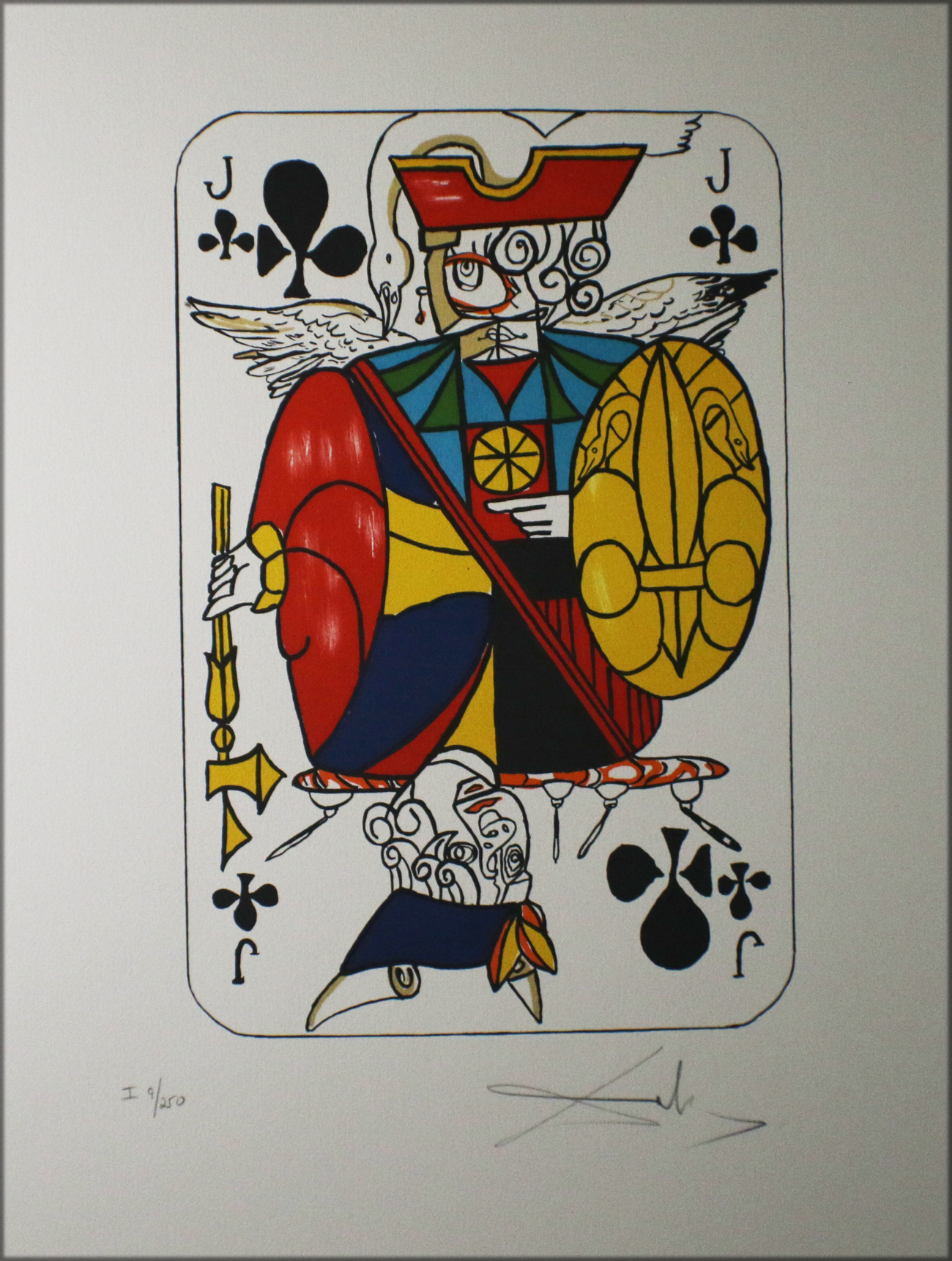 Jack of Clubs Playing Cards Suite by Salvador Dali | Modernism