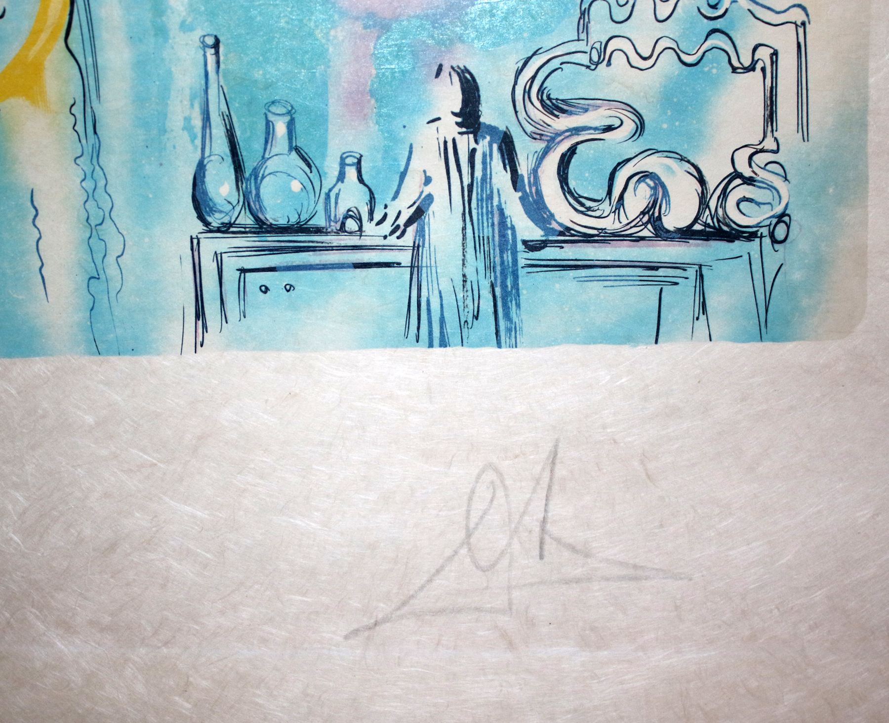 The Mysteres of the Alchemist, After Dali Lithograph | Modernism