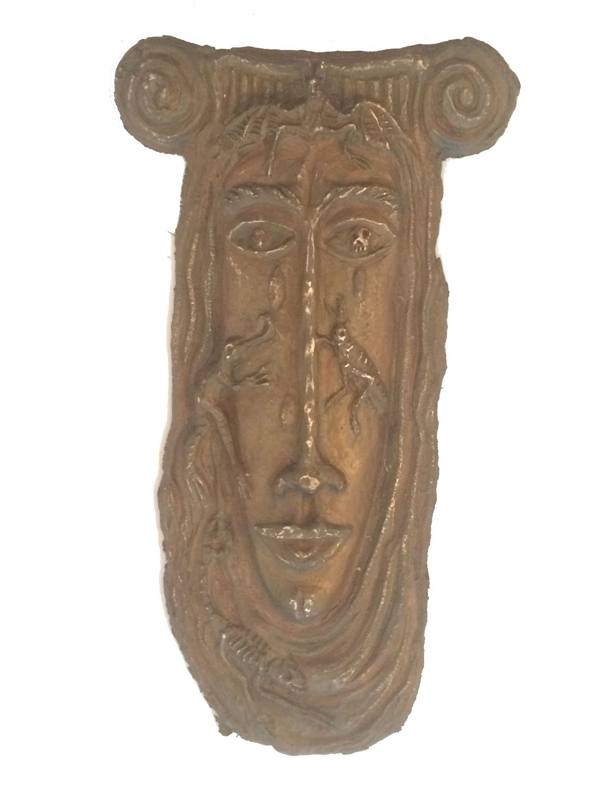 Maria Alquilar Bronze Sculpture Pandora Mask | Modernism