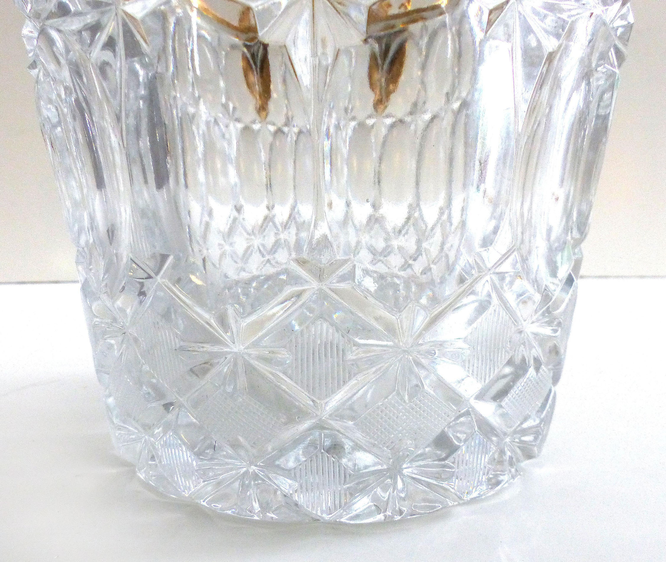 Western Germany Lead Crystal Champagne Ice Bucket | Modernism
