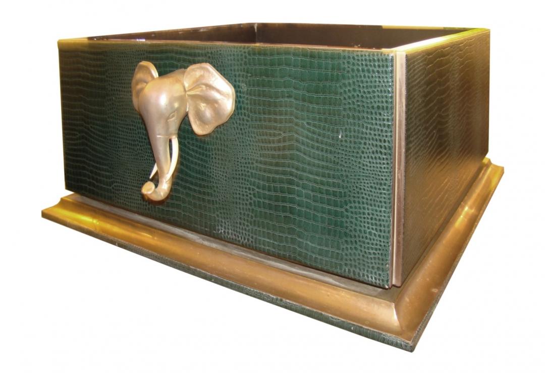 Large-faux-alligator-box-anthony-remile | Modernism
