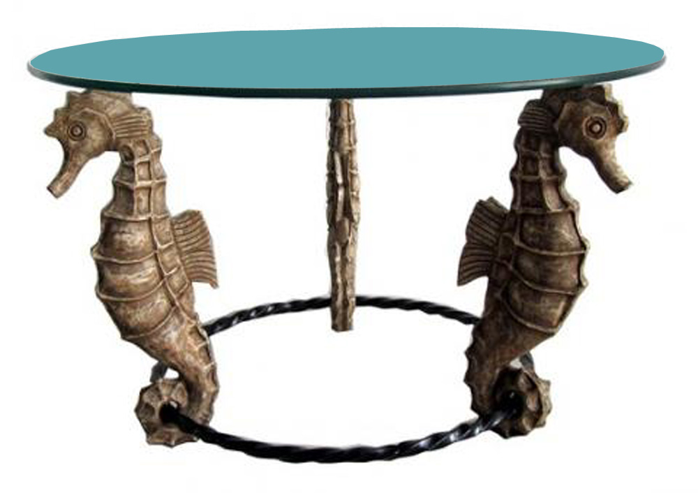 American Art Deco Seahorse Coffee Or Occasional Table | Modernism