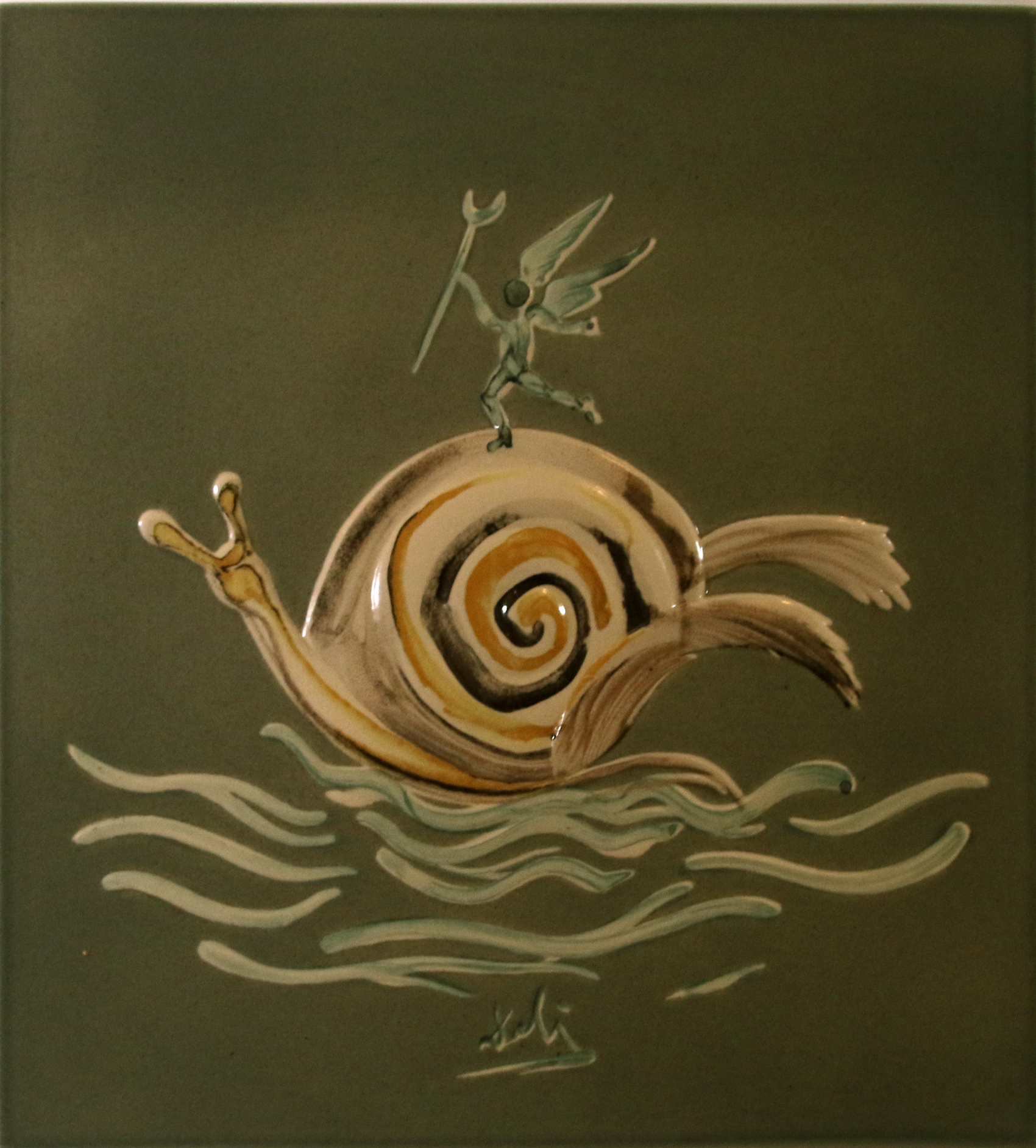 - Sky Boat - Plate Salvador Dali for Rosenthal Germany 1980 | Modernism