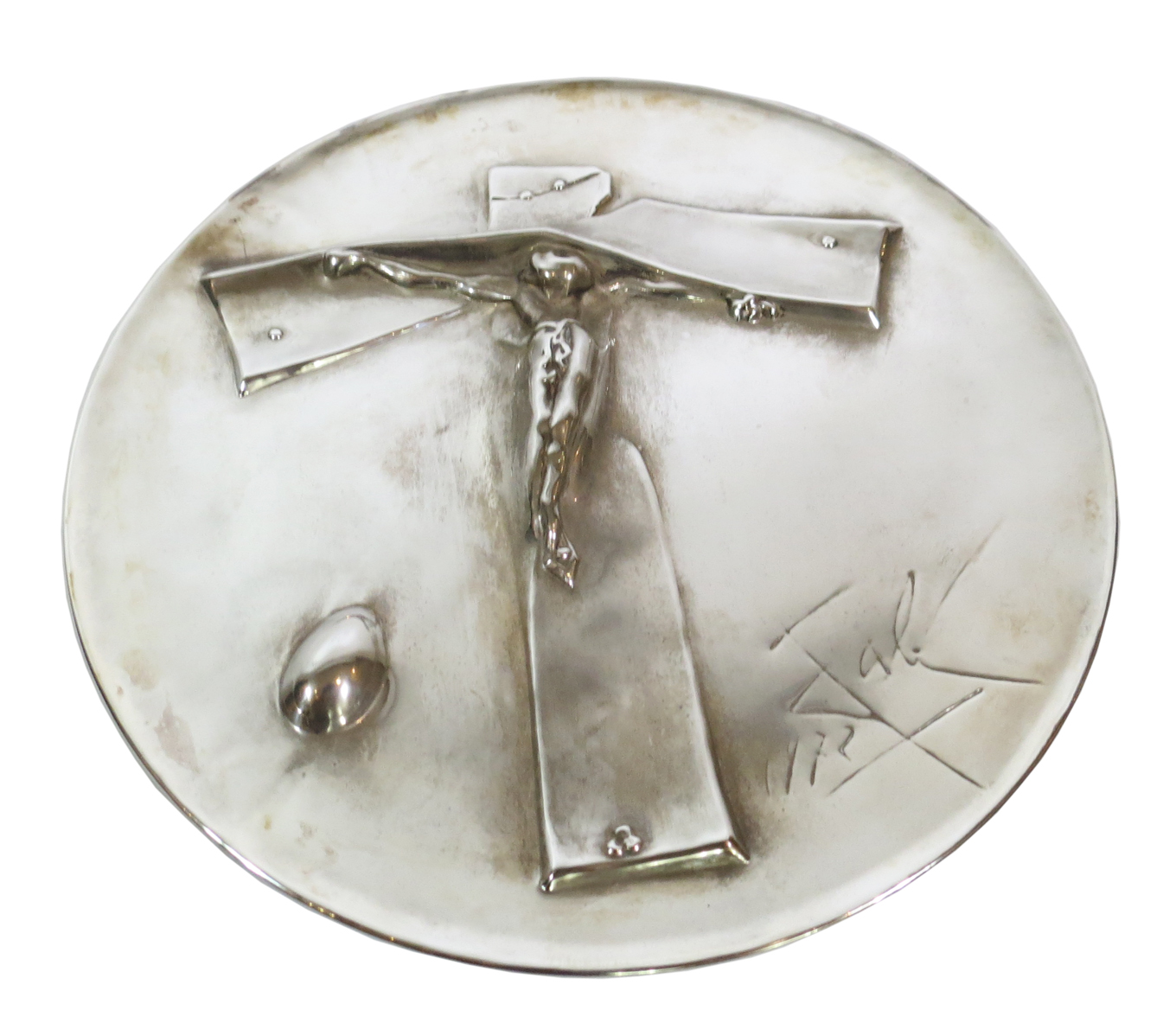 Sterling Silver After Dali Easter Plate 1972 | Modernism