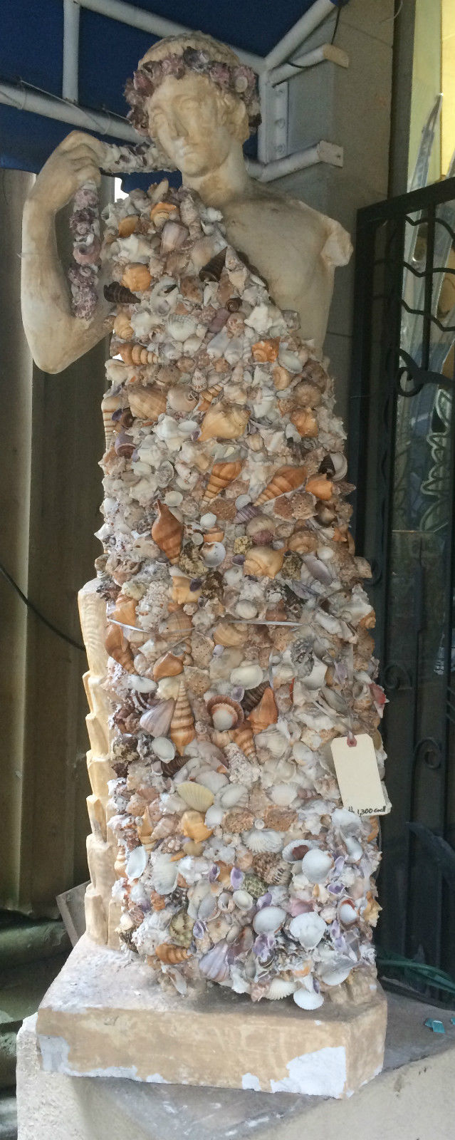 Cast Stone Statue With Sea Shells | Modernism