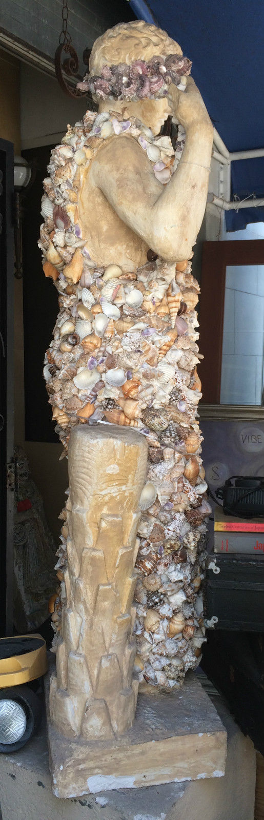 Cast Stone Statue With Sea Shells | Modernism