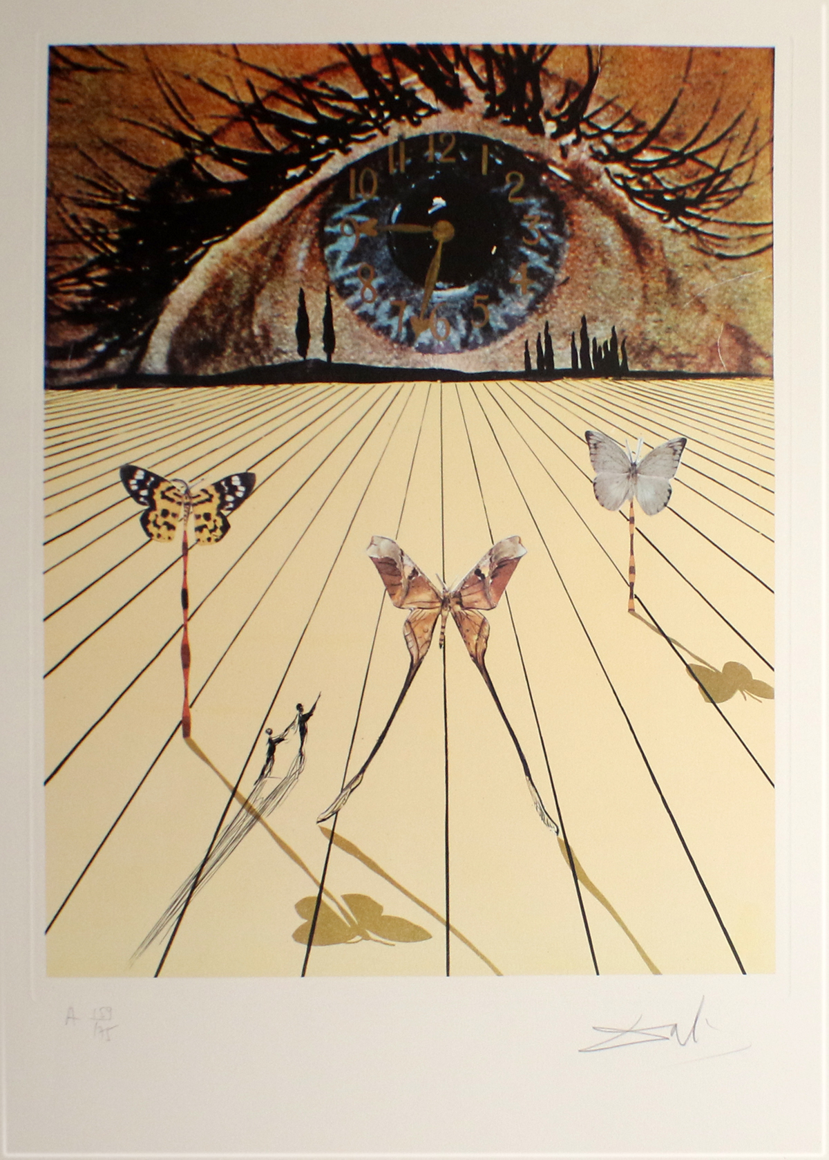 The Eye of the Surrealist Time Lithograph by Salvador Dali | Modernism