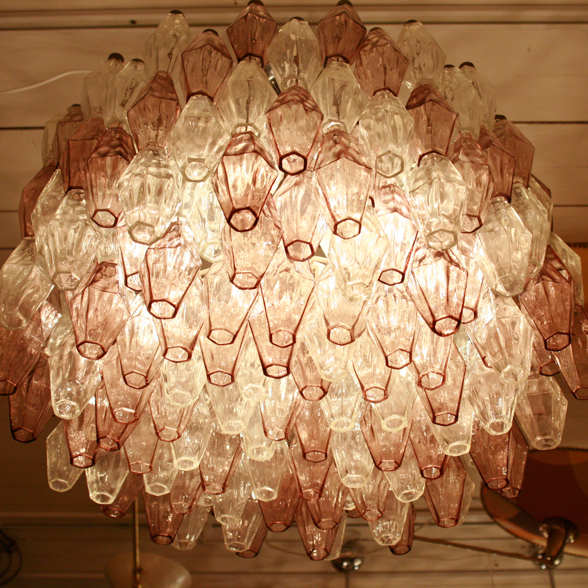 Vintage Venini Poliedri Ceiling Light | Modernism