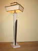 Mid Century Modern MCM Moss Lucite Floor Lamp | Modernism